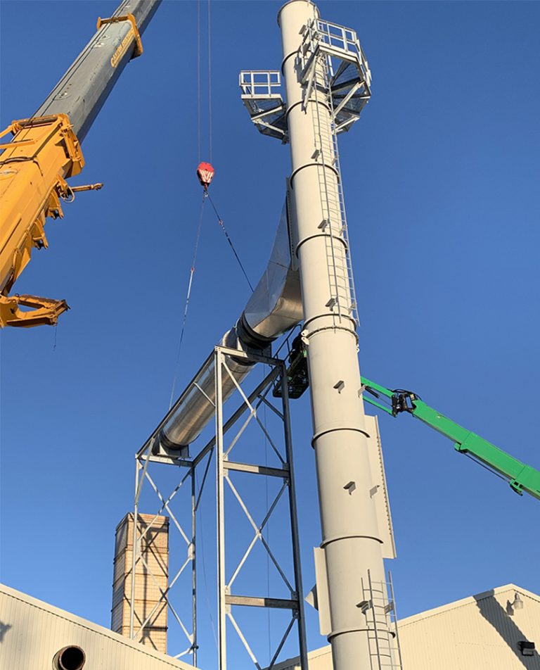 Exhaust Stack Solution - Industrial Exhaust Stacks - Danser Inc