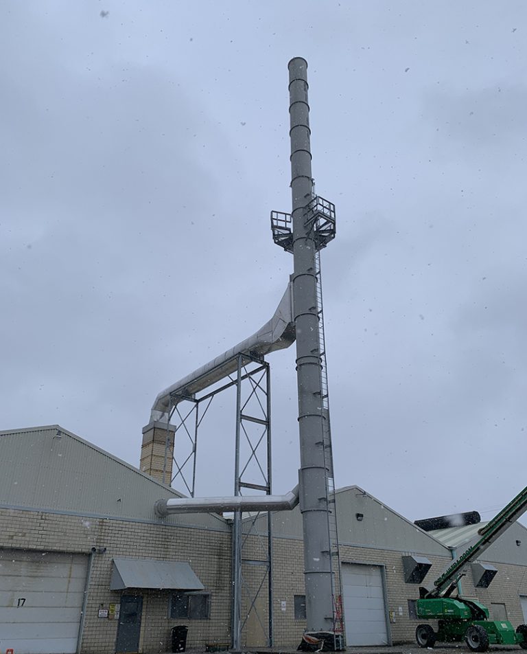 Exhaust Stack Solution - Industrial Exhaust Stacks - Danser Inc